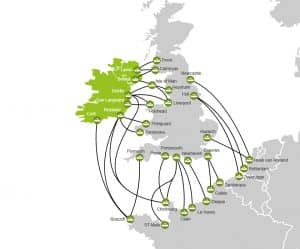 carte-traversee-ferry-irlande - Vivre en Irlande